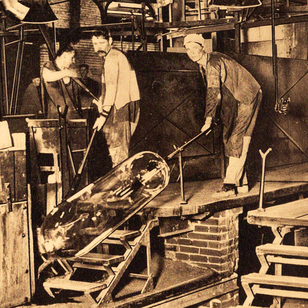 Soufflage du verre à vitre